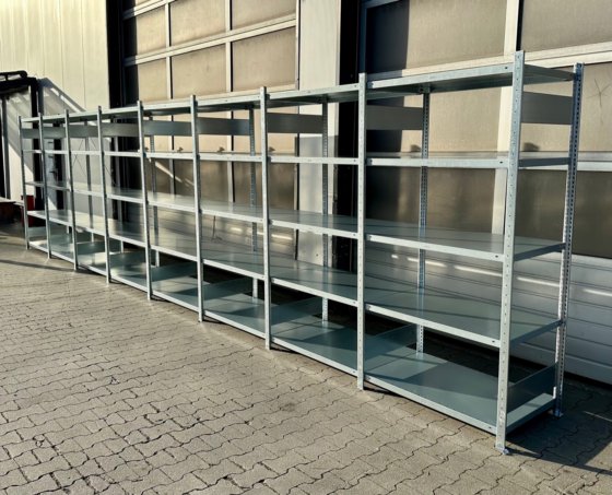 8,06 lfm META shelving , 60cm deep , workshop shelving , warehouse ...