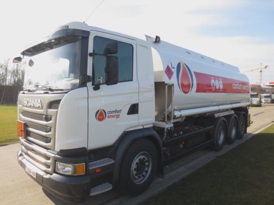 SCANIA G410 in Hasselt, Belgium