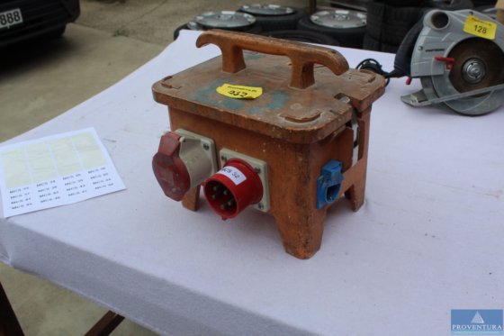 Construction site power distribution box, high-voltage power in Bad ...