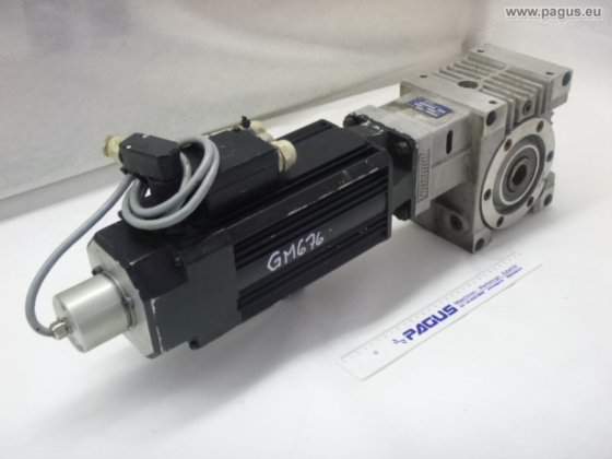 BAUMÜLLER servo motor with gearbox in Zschepplin, Saxony, Germany