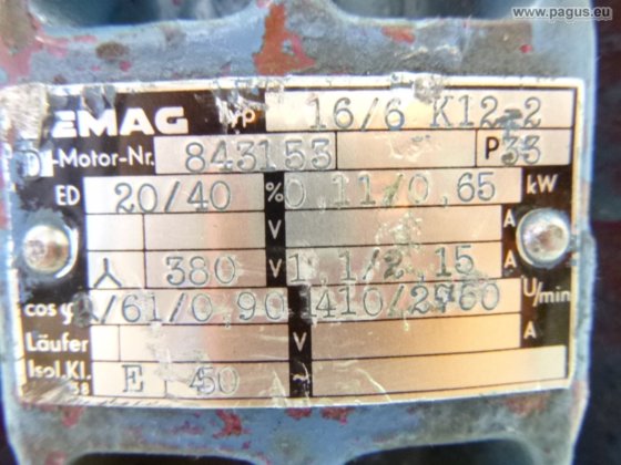 DEMAG electric motor in Zschepplin, Germany