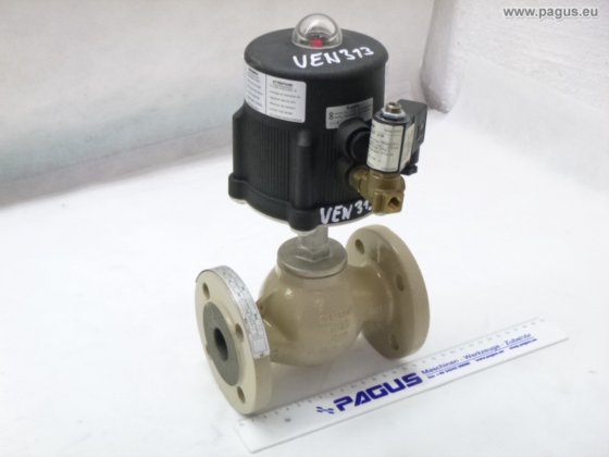 SAMSON angle seat valve in Zschepplin, Germany