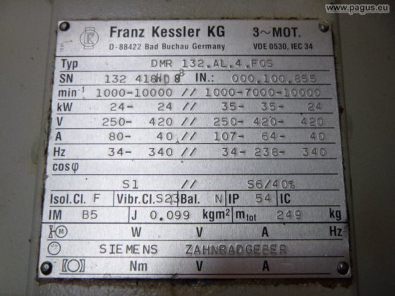 KESSLER motor spindle in Zschepplin, Germany