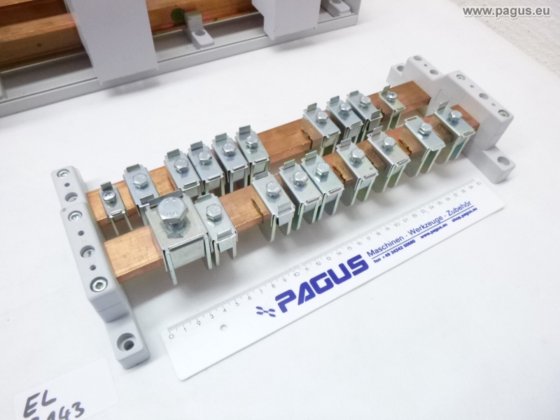 RITTAL busbar system with earthing bar in Zschepplin, Germany