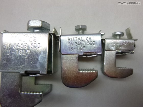 RITTAL busbar system with earthing bar in Zschepplin, Saxony, Germany