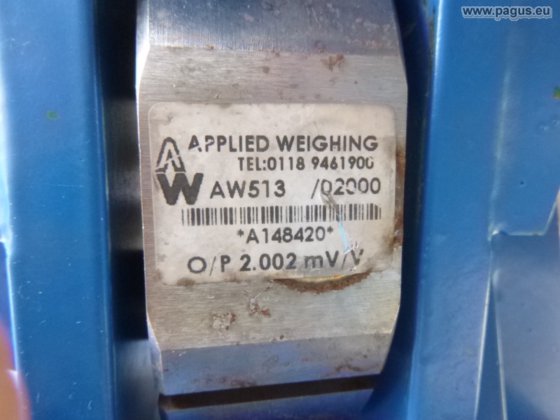 AKW round tank with agitator and scale in Zschepplin, Saxony, Germany