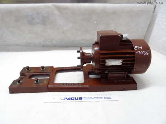 MEZ electric motor with pump frame in Zschepplin, Saxony, Germany