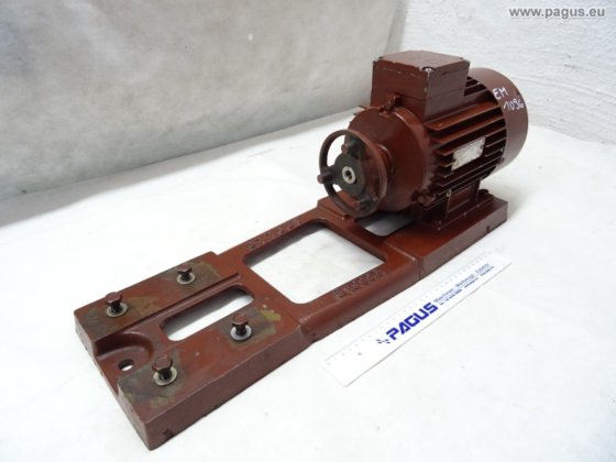 MEZ electric motor with pump frame in Zschepplin, Saxony, Germany
