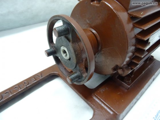 MEZ electric motor with pump frame in Zschepplin, Saxony, Germany