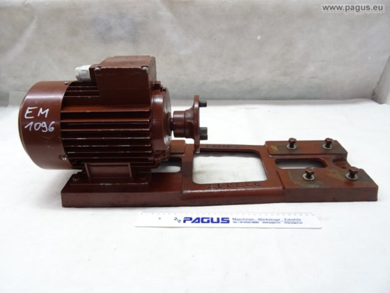 MEZ electric motor with pump frame in Zschepplin, Saxony, Germany