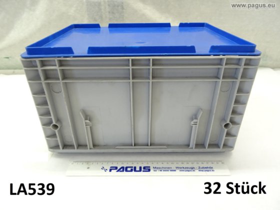 SCHOELLER ALLIBERT KLT containers in Zschepplin, Saxony, Germany