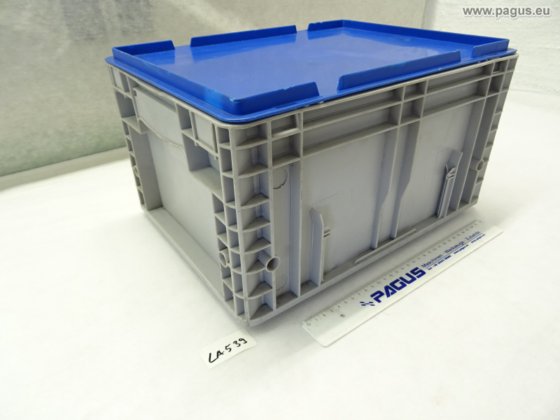 SCHOELLER ALLIBERT KLT containers in Zschepplin, Saxony, Germany