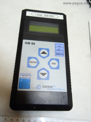 Gebraucht LORENZ Kraftmeßgerät mit Messverstärker in Zschepplin ...