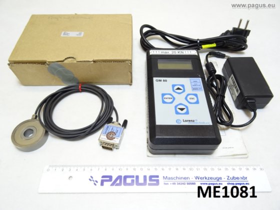 LORENZ force measuring device with measuring amplifier in Zschepplin ...