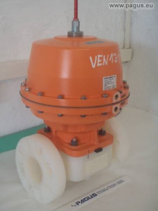 GF diaphragm valve type: 021 PVDF /PTFE in Zschepplin, Sachsen, Deutschland
