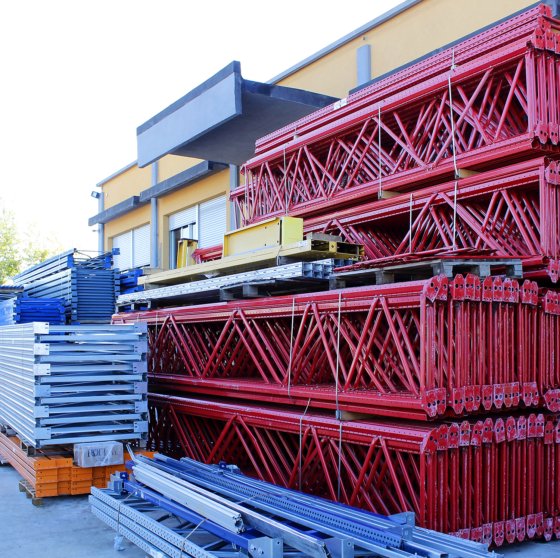 Pallet rack in Budrio, Italy