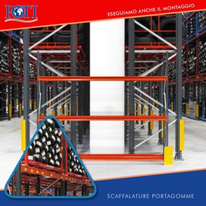 Tire Racking in Budrio, Emilia-Romagna, Italy