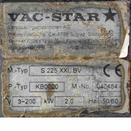 VAC-STAR S225 XXL BV in Toda, Japan