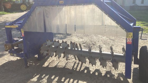 2015 Compost turner in Eferding, Upper Austria, Austria