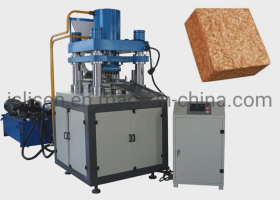 Coco Wet Peat Block Powder Tablet Press Machine Compacting Pressing ...