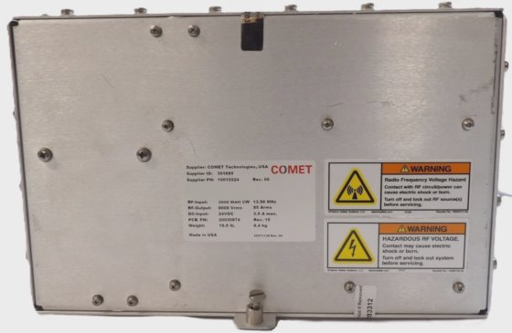 Comet Technologies 10010224 RF Match 3000W @ 13.56 8000 Vrms OEM in ...