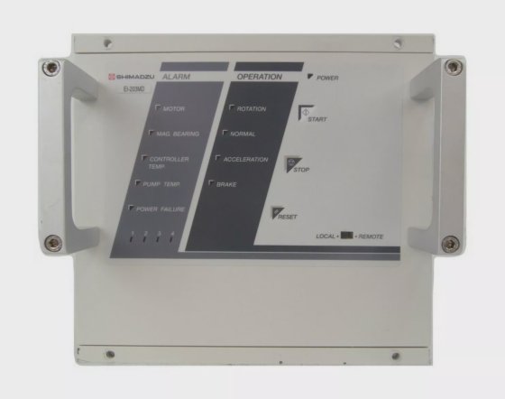 TMP Shimadzu EI-203MD Turbomolecular Pump Controller Turbo Tested ...