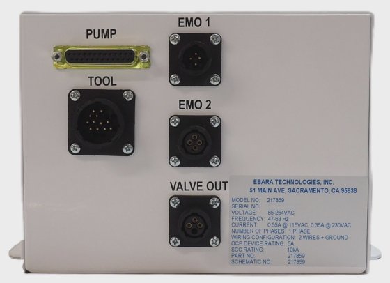 Ebara 217859 Vacuum Dry Pump EMO Interface Controller Module New ...