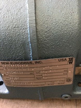 Sew-Eurodrive, Inc USA Varimot Variable Speed Gear Drive Motor in ...