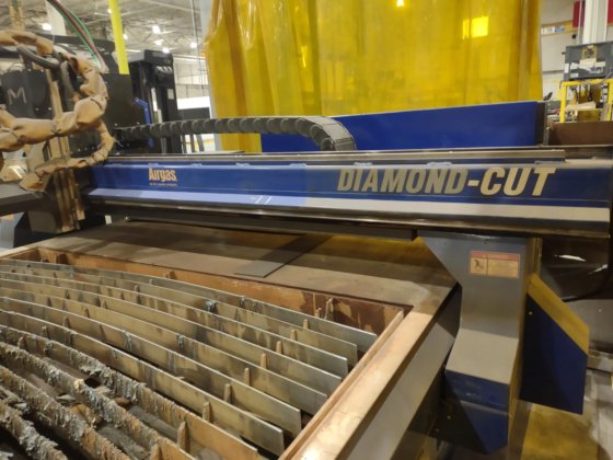 Machitech Automation Diamond-Cut Plasma Table in Charlotte Hall, MD, USA