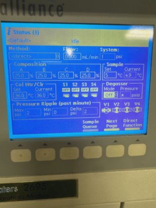 Waters e2695 Separations Module 2489 UV Detector HPLC System #17709 in ...