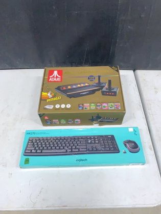 Atari Flashback 8 Gold, & Logitech Wireless Keyboard (P3-S84) in ...