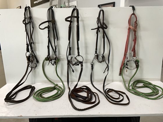5 Split Bit Bridles with Reins (P4-S2000) in Barrhead, Alberta, Canada