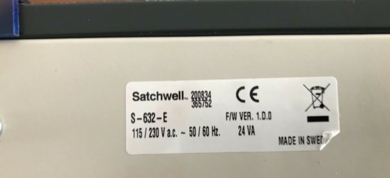 SATCHWELL SCHNEIDER UNC 632 E SIGMA HVAC UNIVERSAL NETWORK CONTROLLER ...