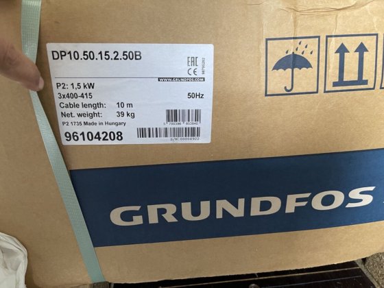 Grundfos DP10.50.15.2.50B Submersible Drainage Pump 415v 1.5kw #3005 VAT in Paignton, United Kingdom