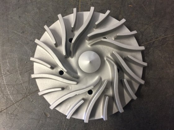 DURCO 1K 1.5x1-82 ANSI Lo-Flow Impeller, 316SS, 5.25" dia, #91313 in ...