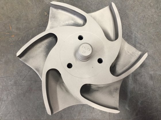 Durco 2K 4x3-10H ANSI Impeller, Zirconium, 10"dia, Pattern No: 33573 ...