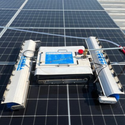 Automatic Robotic Solar Panel Cleaner Solar Panel Cleaning Robot in Xi ...