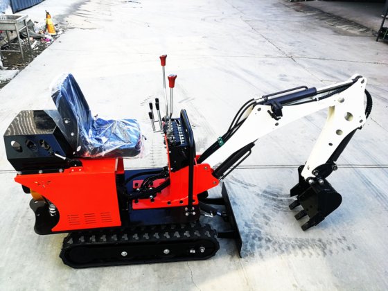 trench digger machine walk behind mini excavator small tree digging ...