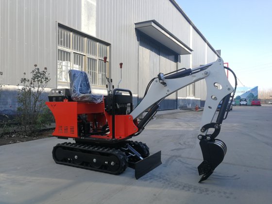 trench digger machine walk behind mini excavator small tree digging ...