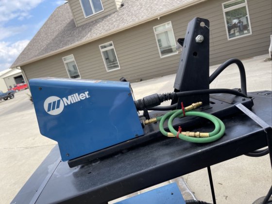 Miller Auto Axcess 300 Robotic Multi-Mig Welder Power Cart Feeder 40v ...