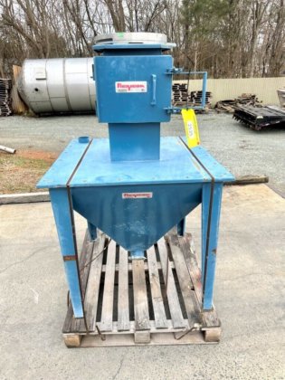 ITEM 2535: FLEXICON BULK BAG UNLOADER WITH SCREW CONVEYOR HOPPER WITH ...