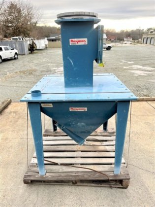 ITEM 2535: FLEXICON BULK BAG UNLOADER WITH SCREW CONVEYOR HOPPER WITH ...