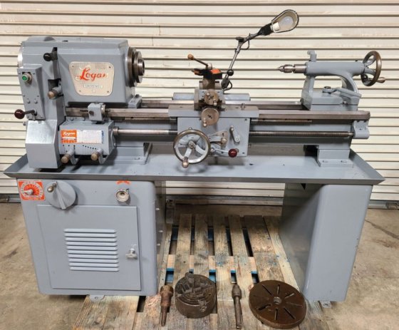 Logan Engine Lathe Model 6510H 14″ x 30″ GEARED HEAD VARIABLE SPEED in ...