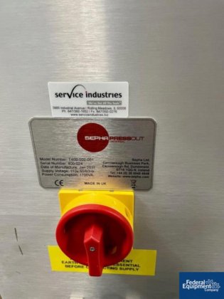 Sepha Deblister Machine, Model T400 in Indianapolis, IN, USA