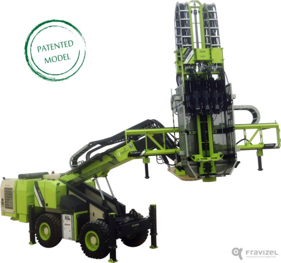 TELESCOPIC HYDRAULIC DRILLING MACHINE WITH WHEELS- VICTORIA in Alcanede ...