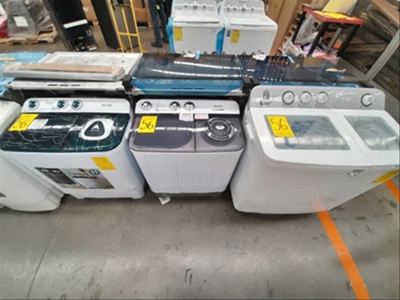 Lot of 3 Washing Machines contains: 1 Washing Machine of 15 KG Brand ...