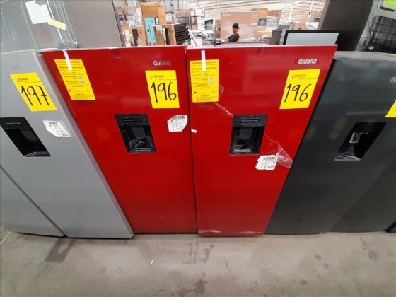 Lot of 2 Refrigerators contains: 1 refrigerator with water dispenser ...