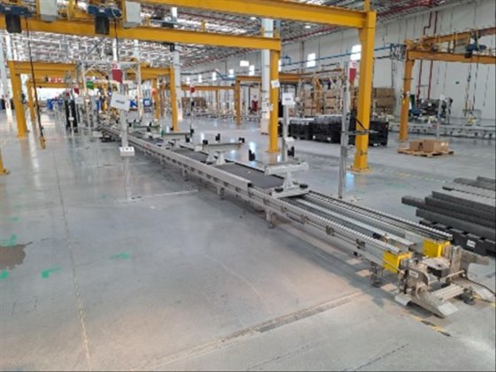 AMC brand automatic conveyor assembly line for production; with ...