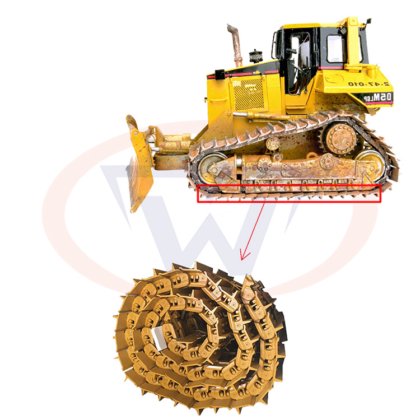 Komatsu D61Px D80 D375 Track Group For D85, Komatsu D155A D50 Dozer ...