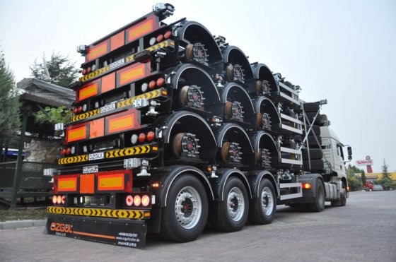 HIGH CUBE EXTENDABLE CONTAINER CHASSIS in Konya, Turkey